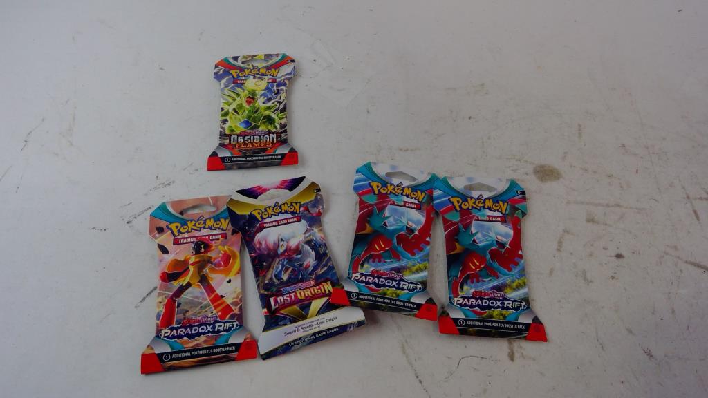 Box Of Pokemon Booster Packs 5 Pieces | Property Room