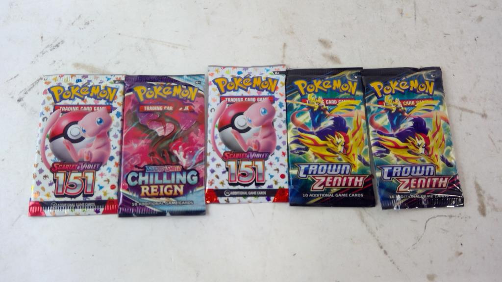 Box Of Pokemon Booster Packs 5 Pieces | Property Room