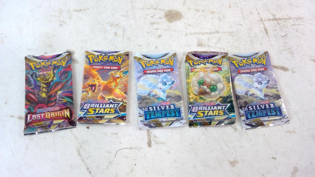 Box Of Pokemon Booster Packs 5 Pieces | Property Room
