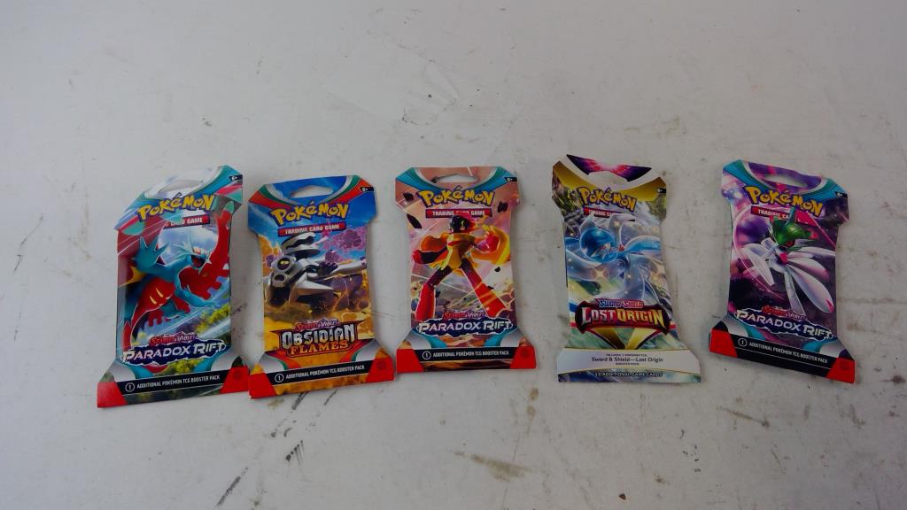 Box Of Pokemon Booster Packs 5 Pieces | Property Room