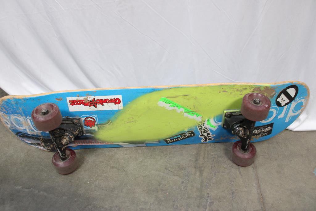 Box Of Swords, Skateboard And Bolt Cutter, 3+ Pieces | Property Room