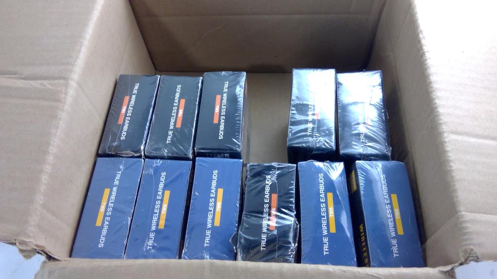 Box Of TWS Wireless Earbuds 10+ Pieces | Property Room