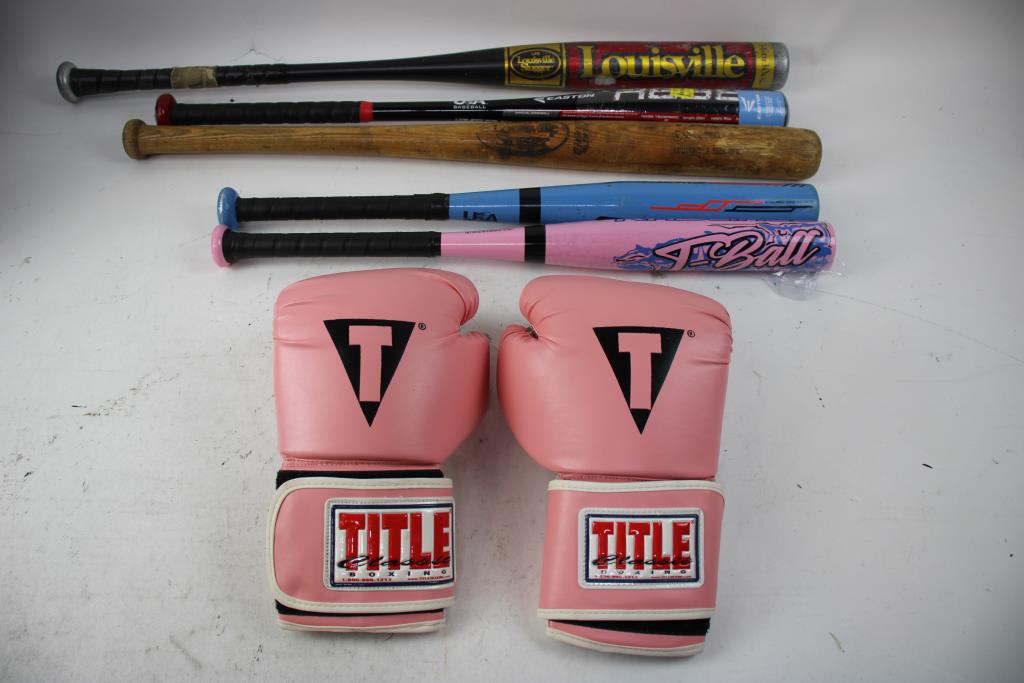 Boxing Gloves, Baseball Bats, And More Bulk Lot | Property Room