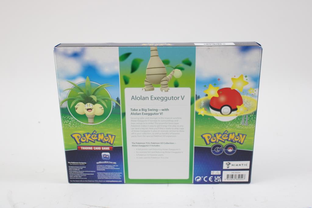 Brand New Pokemon Go Alolan Exeggutor V Collection Box | Property Room