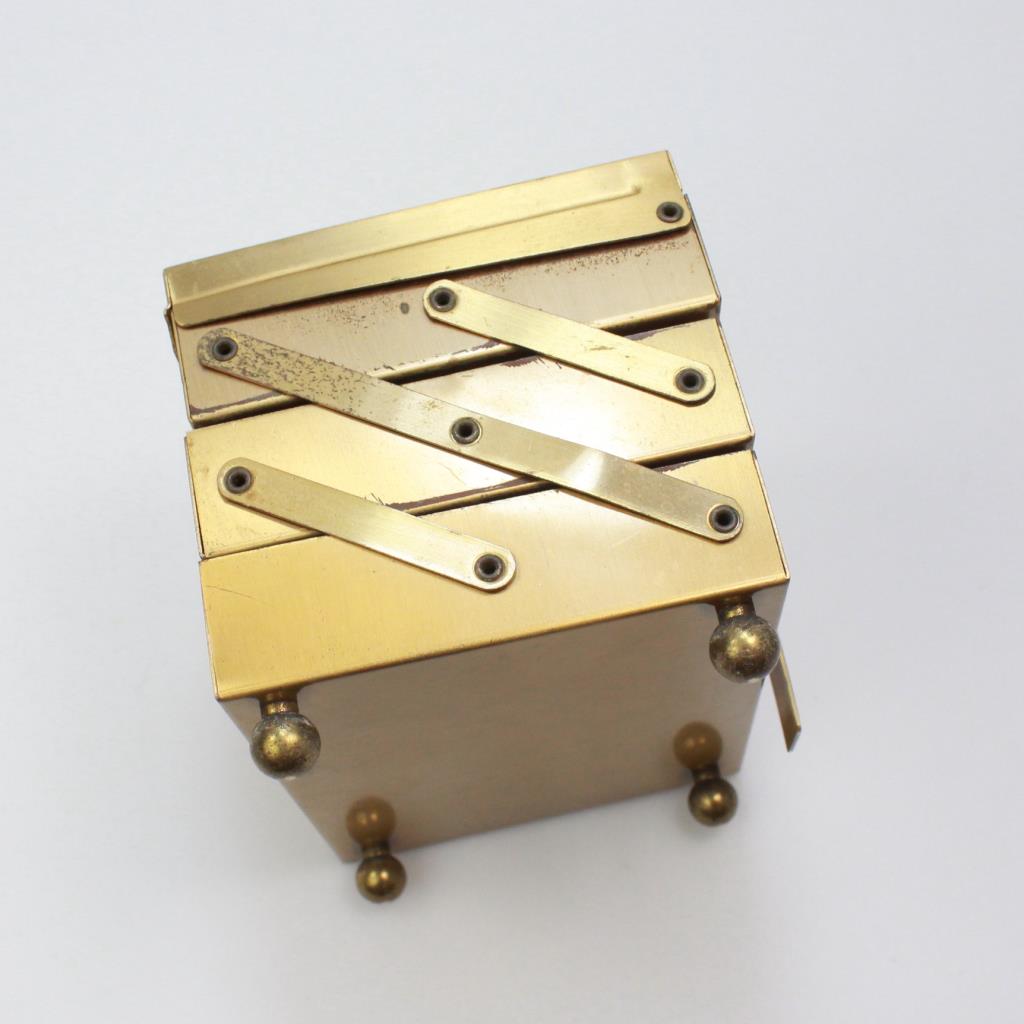 Brass Expandable 3 Tier Jewelry Box | Property Room