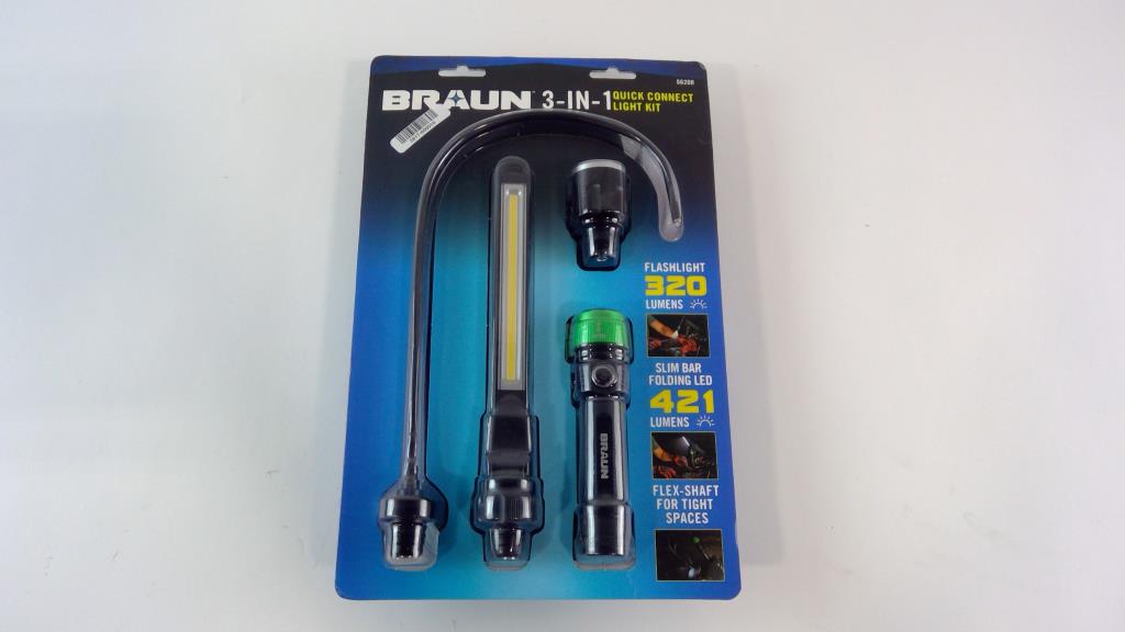 Braun 3-in-1 Quick Connect Light Kit | Property Room