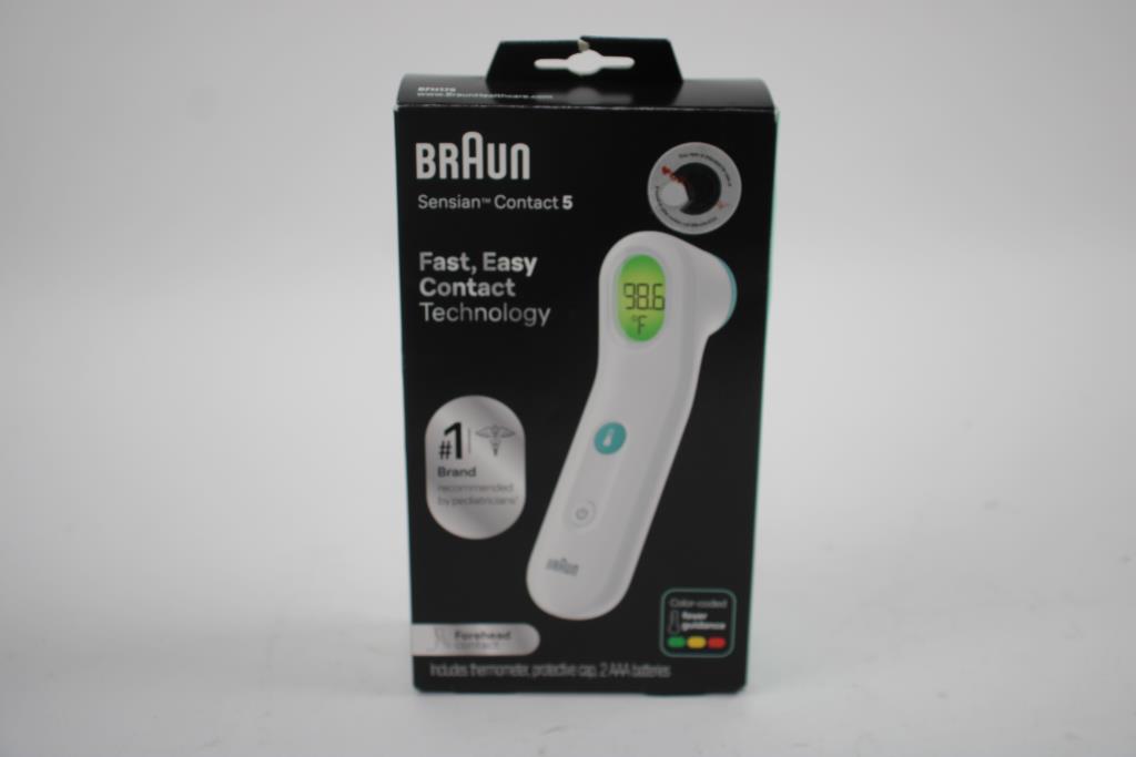 Braun Sensian Contact 5 Thermometer, BFH175USV4 | Property Room