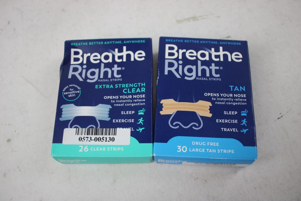 Breathe Right, Nasal Strips, 5 Pieces | Property Room