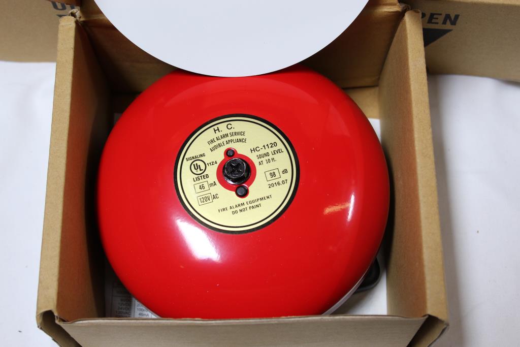 Brecco Corporation 50390 Fire Alarm Bell : 3 Items | Property Room