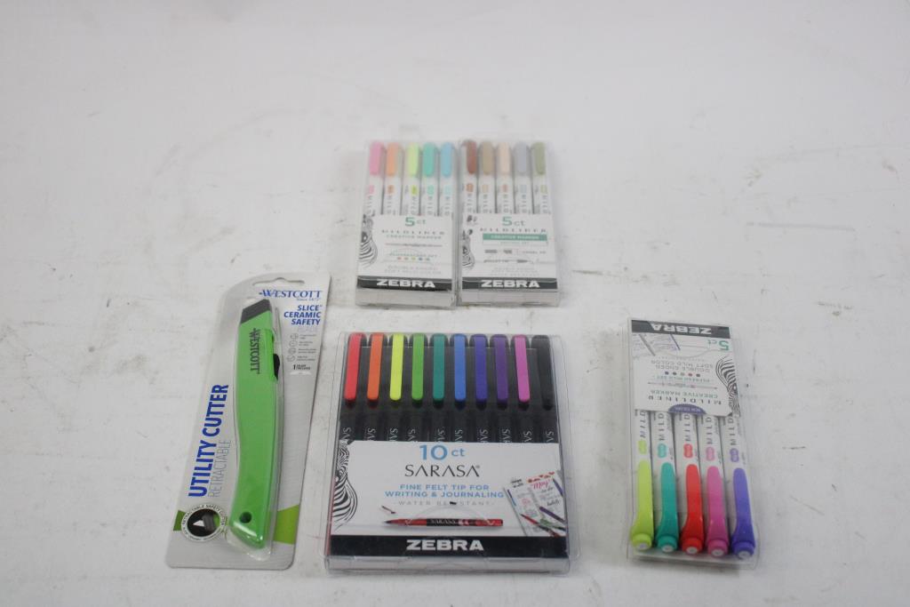 Bright Basics Puck Lights, Solar System Advenure Pack, Zebra Pens And ...