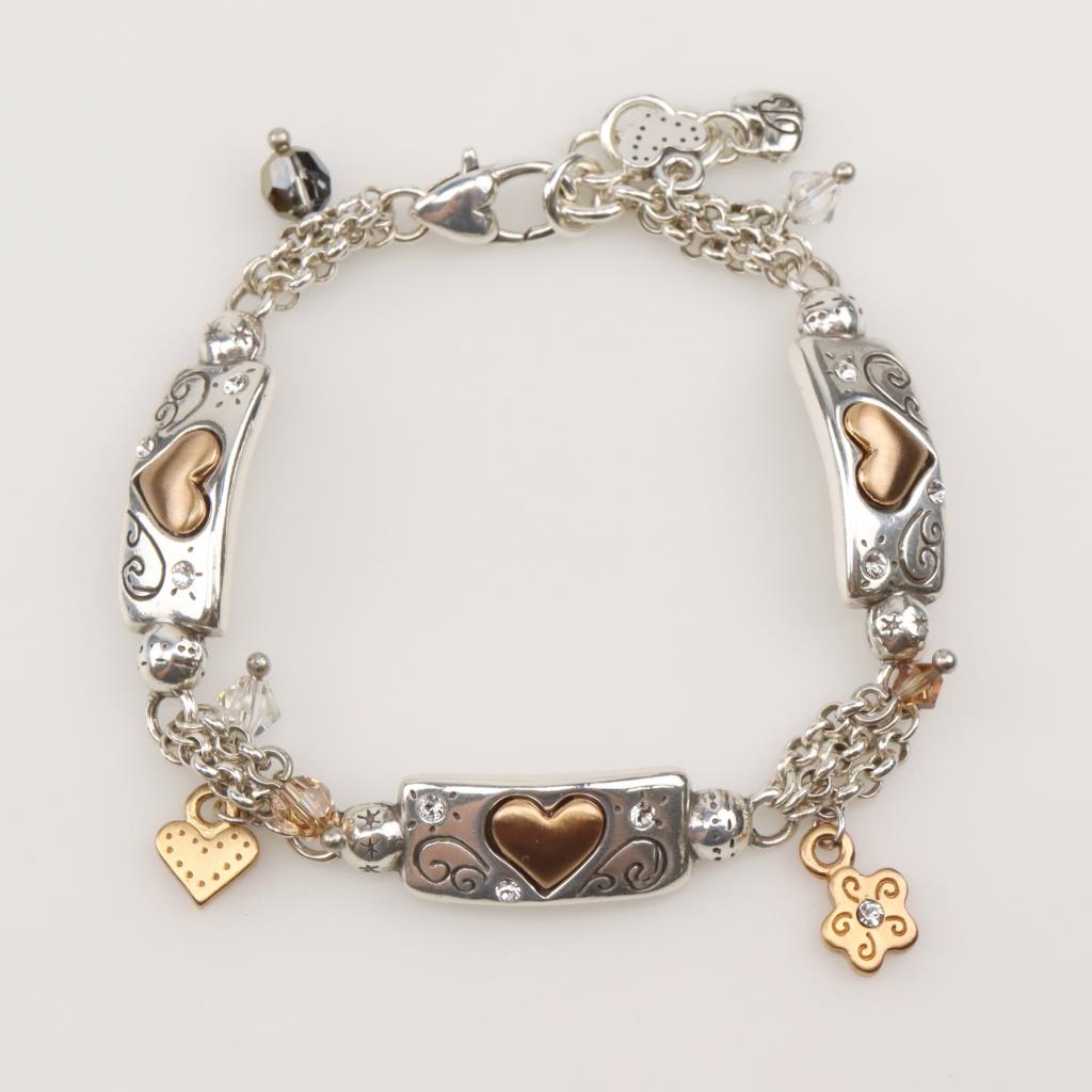 Brighton Silver Plated Remember Your Heart Bracelet | Property Room