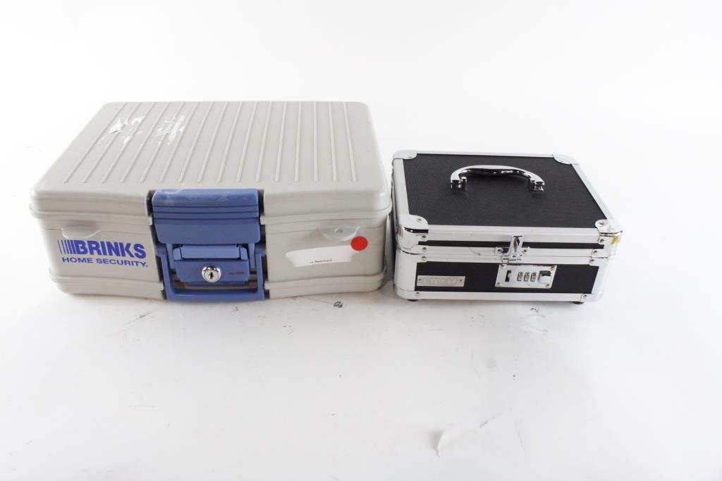 Brinks Home Security Lock Box, Vaultz Combination Lock Box | Property Room