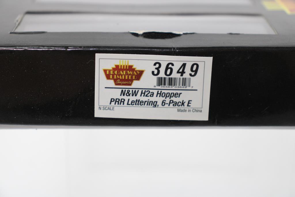 Broadway Limited N&W H2a Hopper PRR Lettering 6 Pack | Property Room