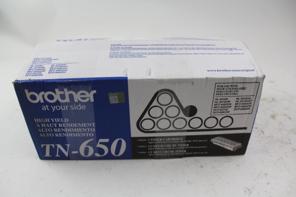 Brother TN-650 Toner Cartridge | Property Room