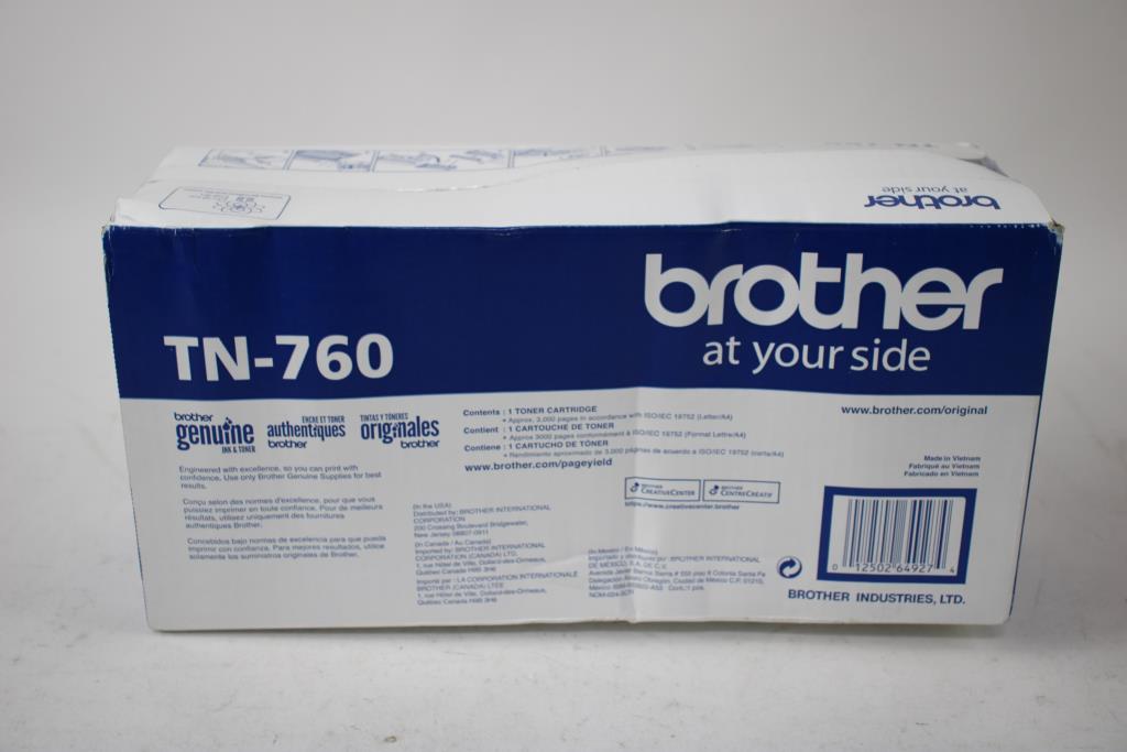 Brother TN-760 Toner Cartridge | Property Room
