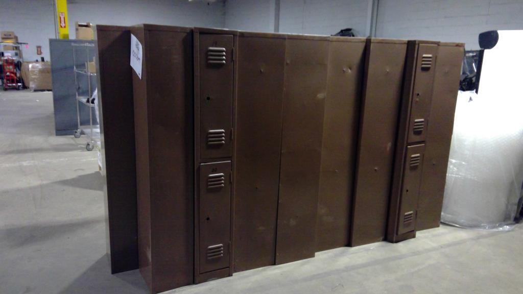 Brown Lockers, 15 Pieces | Property Room