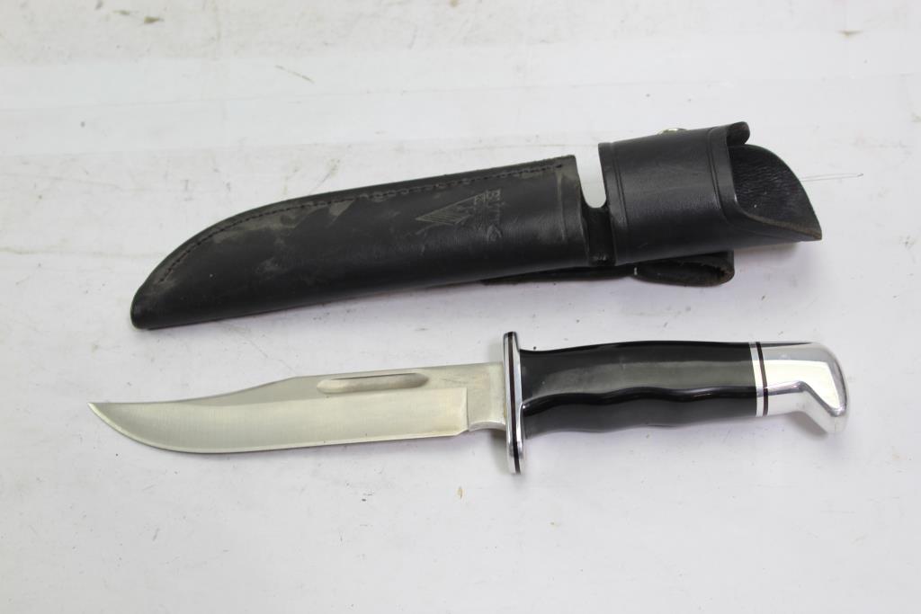 Buck 119 Special Fixed Blade Knife With Leather Sheath | Property Room