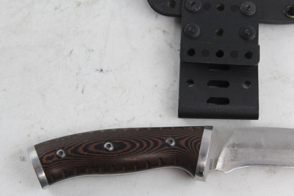 Buck 863 Fixed Blade Knife And Sheath | Property Room