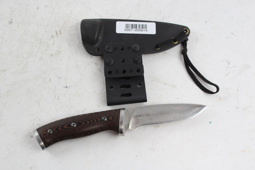 Buck 863 Fixed Blade Knife And Sheath | Property Room