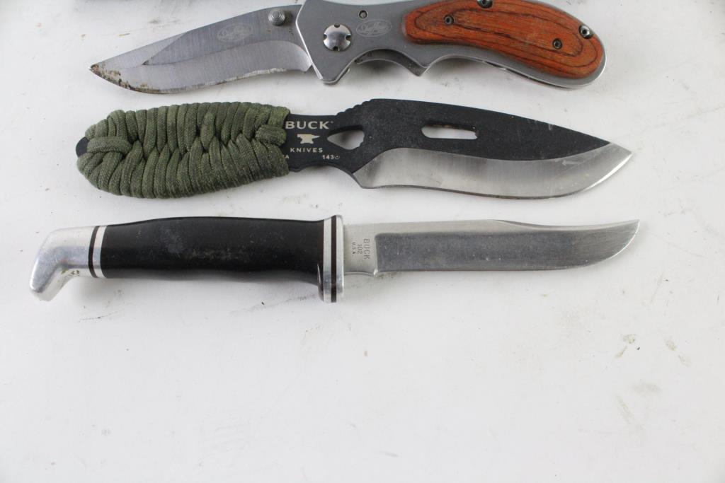 Buck And Sheffield Knives, 3 Pieces | Property Room
