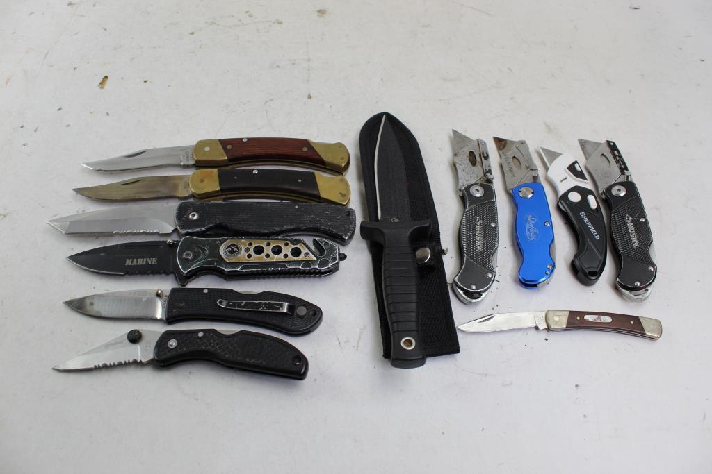 Buck, Sheffield And Other Knives, 10+ Pieces | Property Room