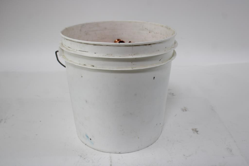 Bucket Of Copper Pipe Fillings | Property Room