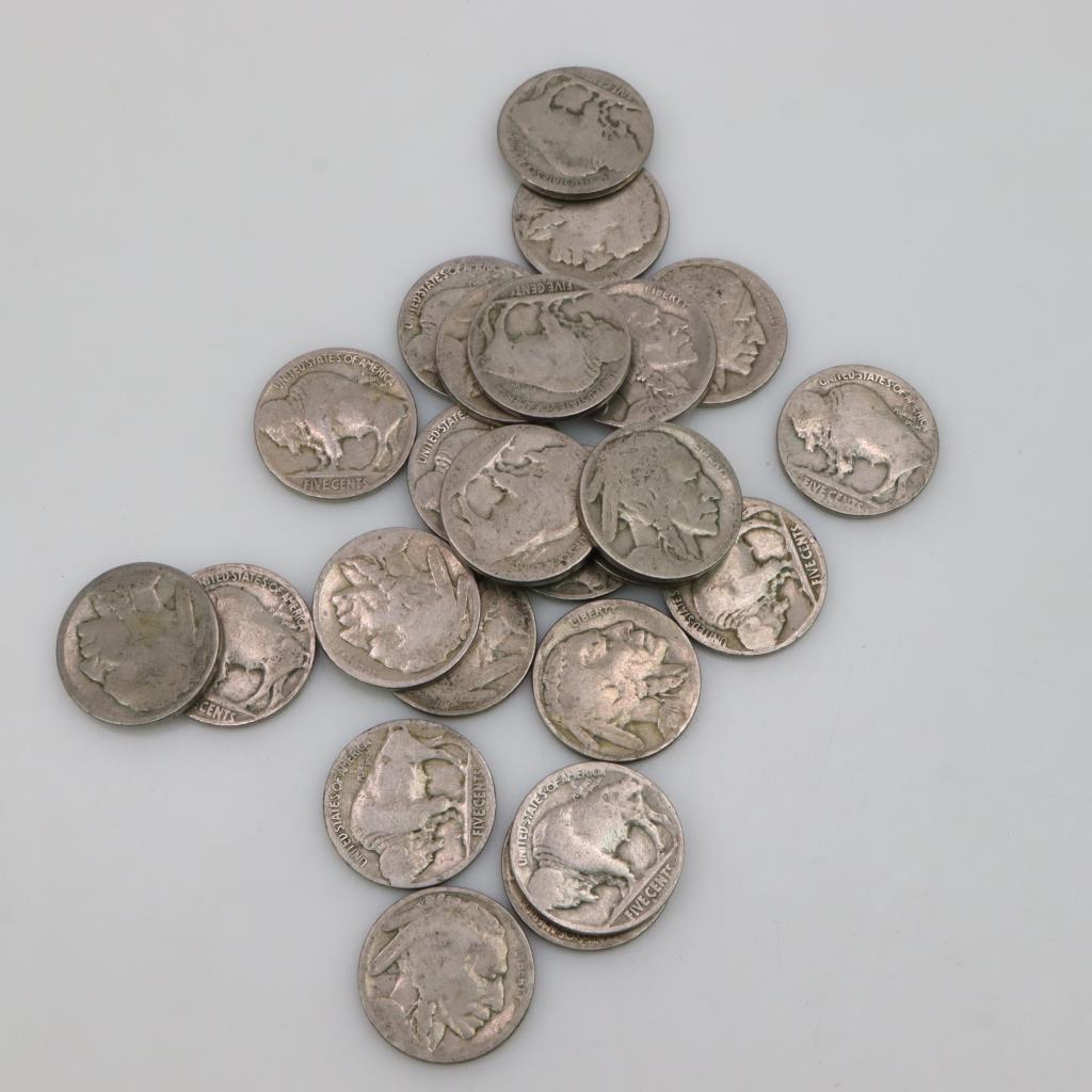 Buffalo Nickels, 25 Pieces | Property Room