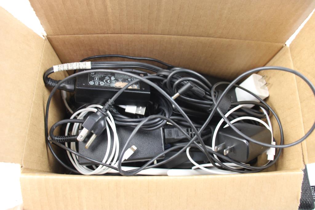 Bulk Lot Cables And Adapters, Chargers, Keyboard | Property Room