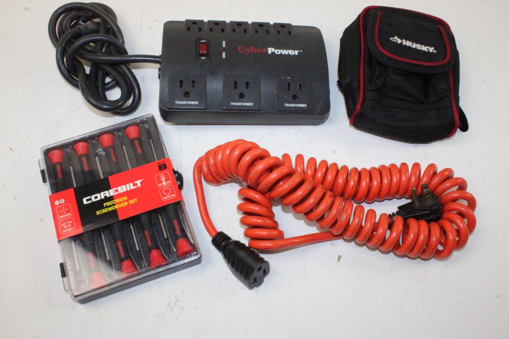 Bulk Lot, Corebilt Precision Screwdriver Set, Husky Pocket Pouch And ...