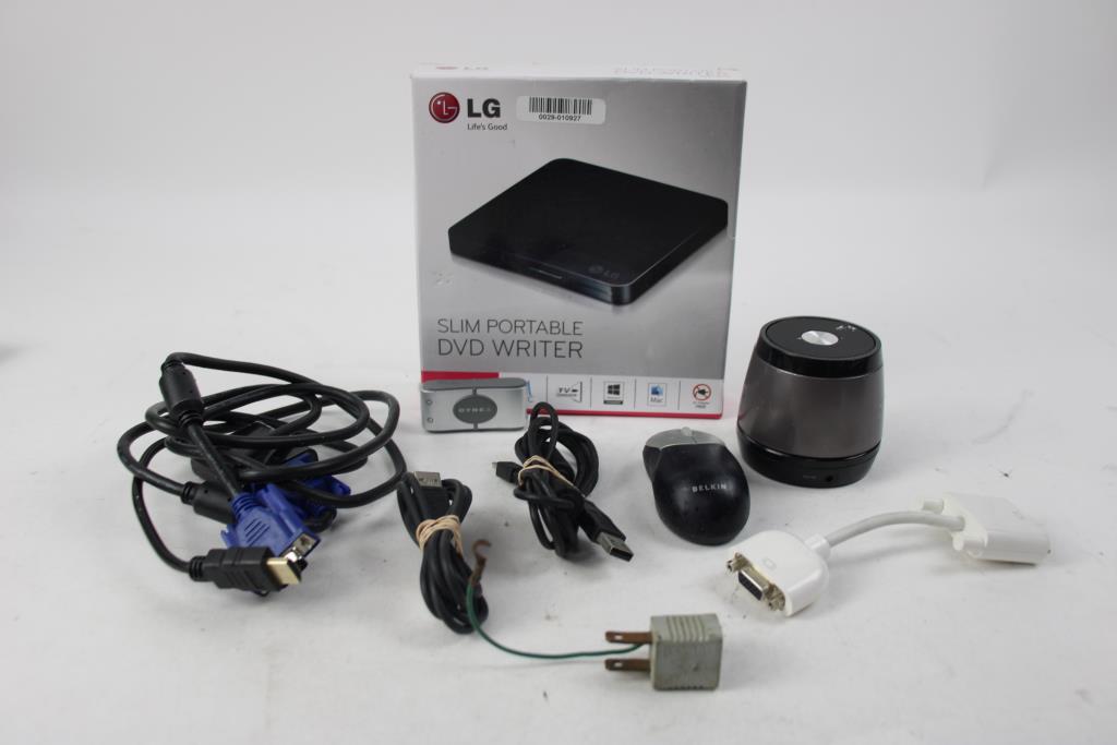 Bulk Lot, Flashlights, Usb Memorys, Adapters, Slim Portable Dvd Writer ...