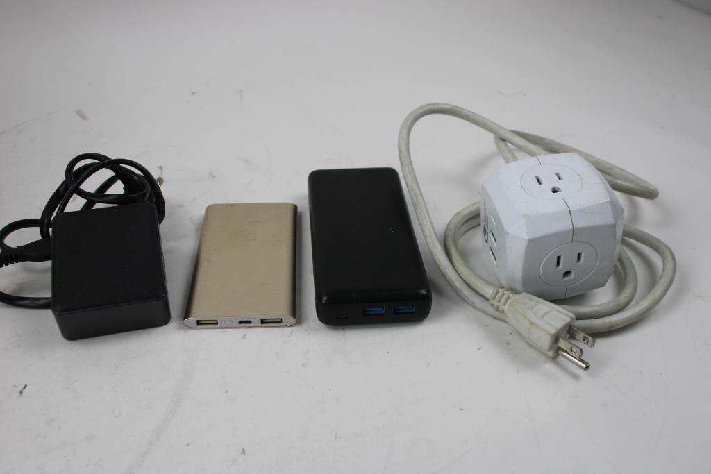 Bulk Lot Power Bank, Adapters, Apple Mouse And More | Property Room