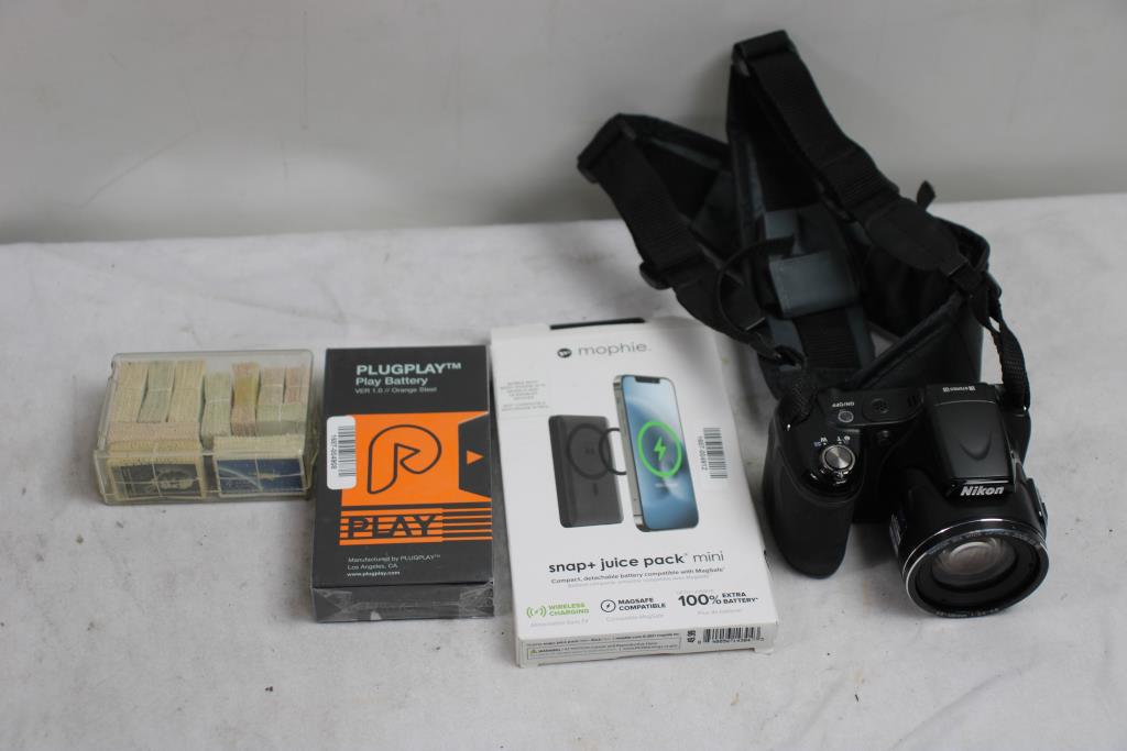 Bulk Lot Powerbank, Garmin, Nikon Camera And More | Property Room