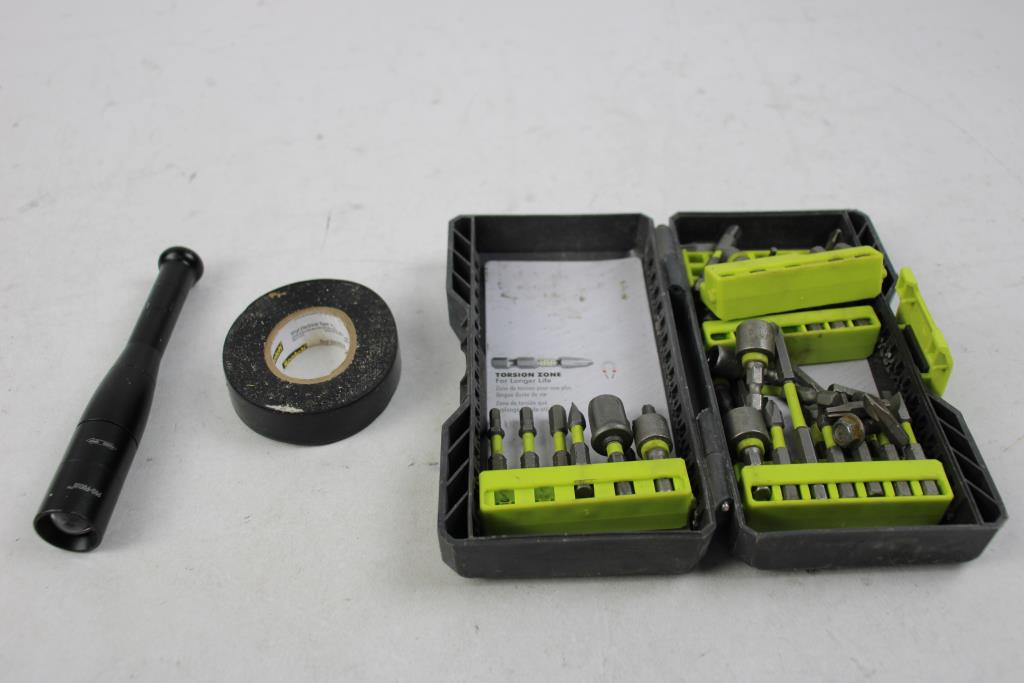 Bulk Lot, Ryobi Impact Rated Driving, Chargers, Tape And More ...