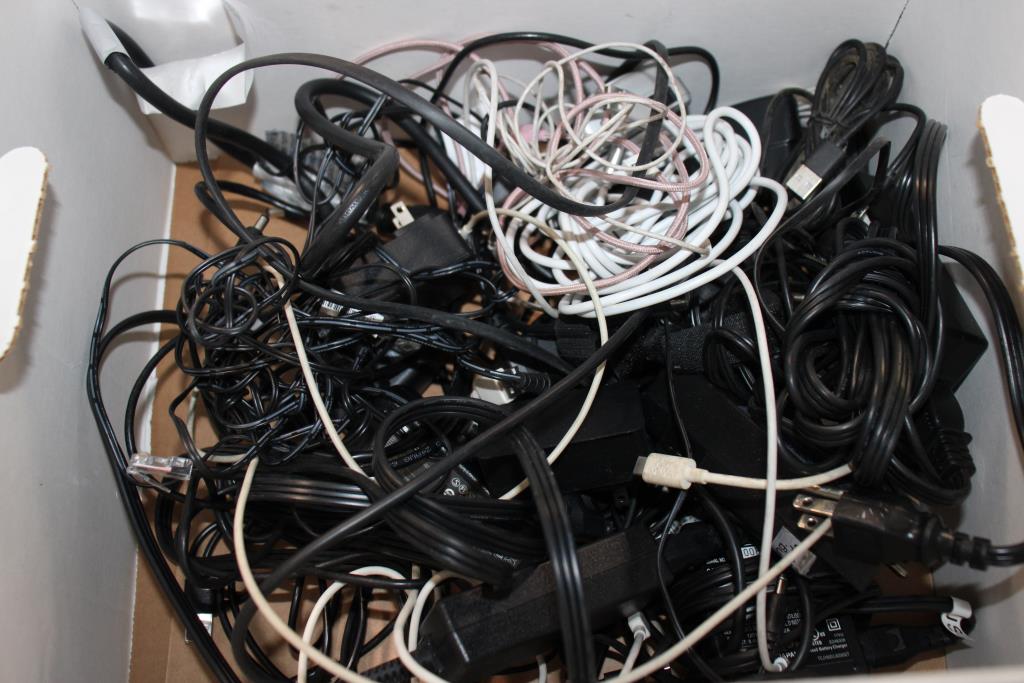 Bulk Of Cables And Adpaters Chargers | Property Room
