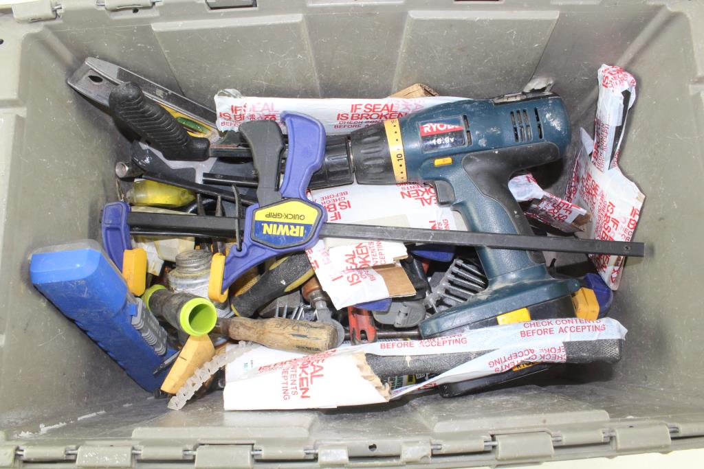 Bulk Tool Lot, Clamps, Drill And More | Property Room