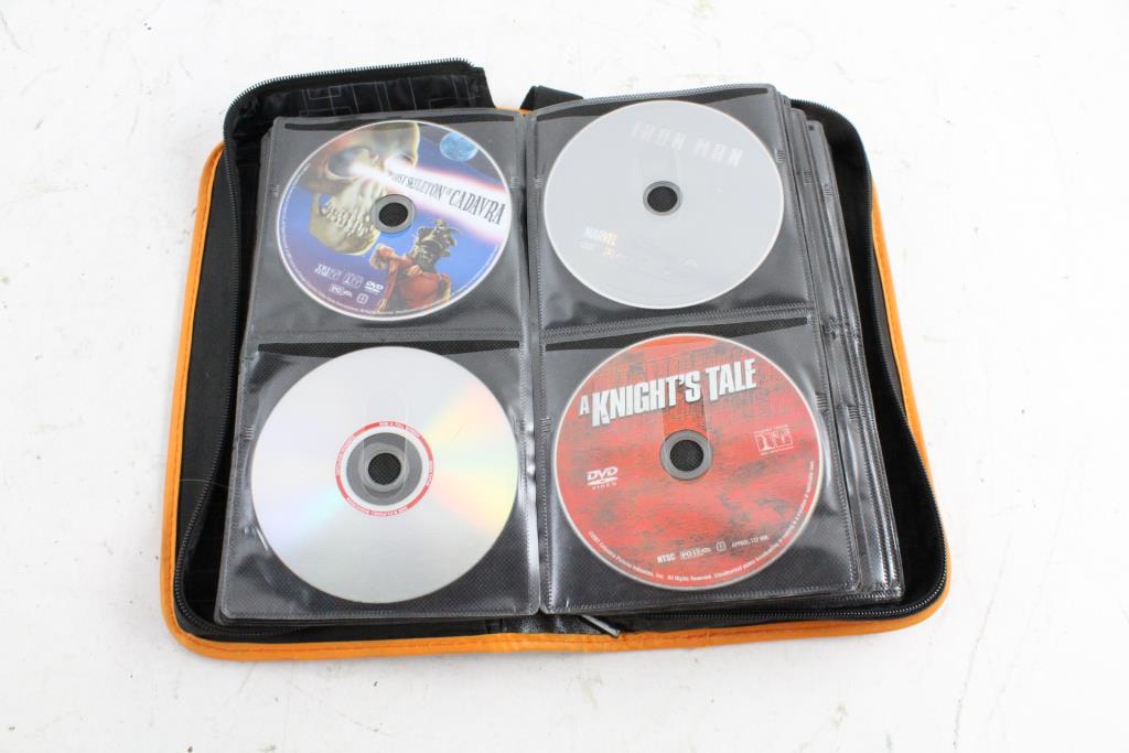 Bulk Video Games (Xbox/PS2) And DVD Movies In Disc Wallet | Property Room