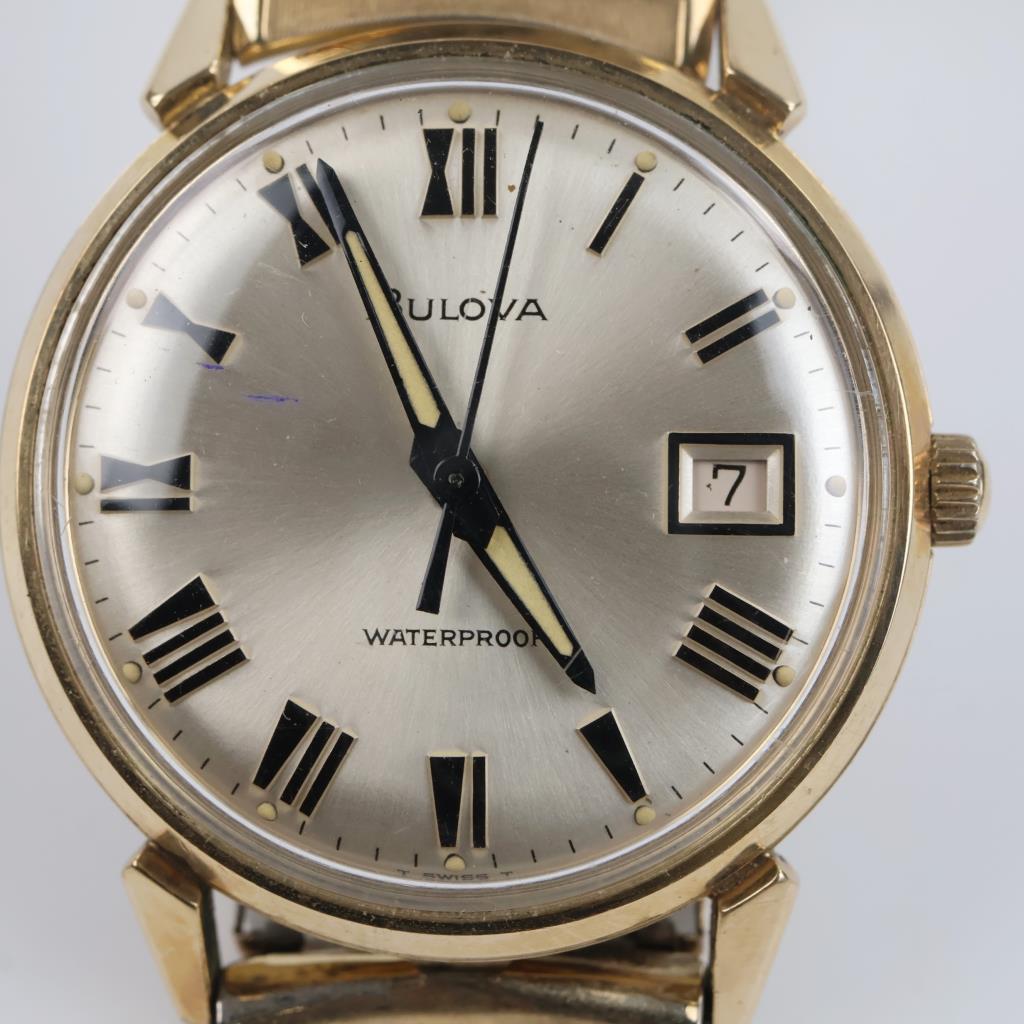 Bulova 10kt RGP Bezel Vintage Watch | Property Room