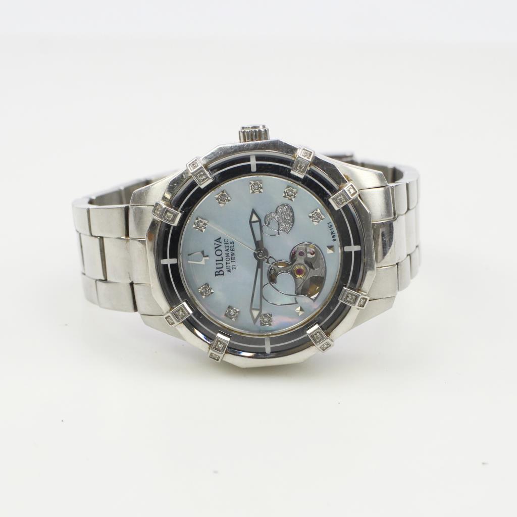 Bulova Automatic Heart Skeleton Display Watch | Property Room