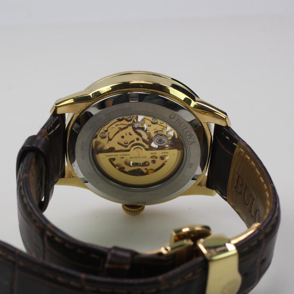 Bulova Classic Sutton Skeleton Automatic Watch | Property Room