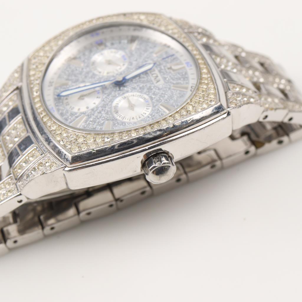 Bulova Phantom Swarovski Chronograph Watch | Property Room