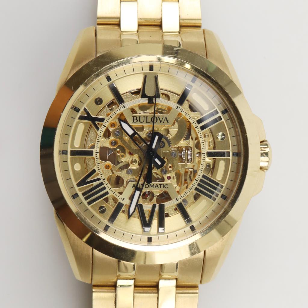 Bulova Sutton Automatic Skeleton Watch | Property Room