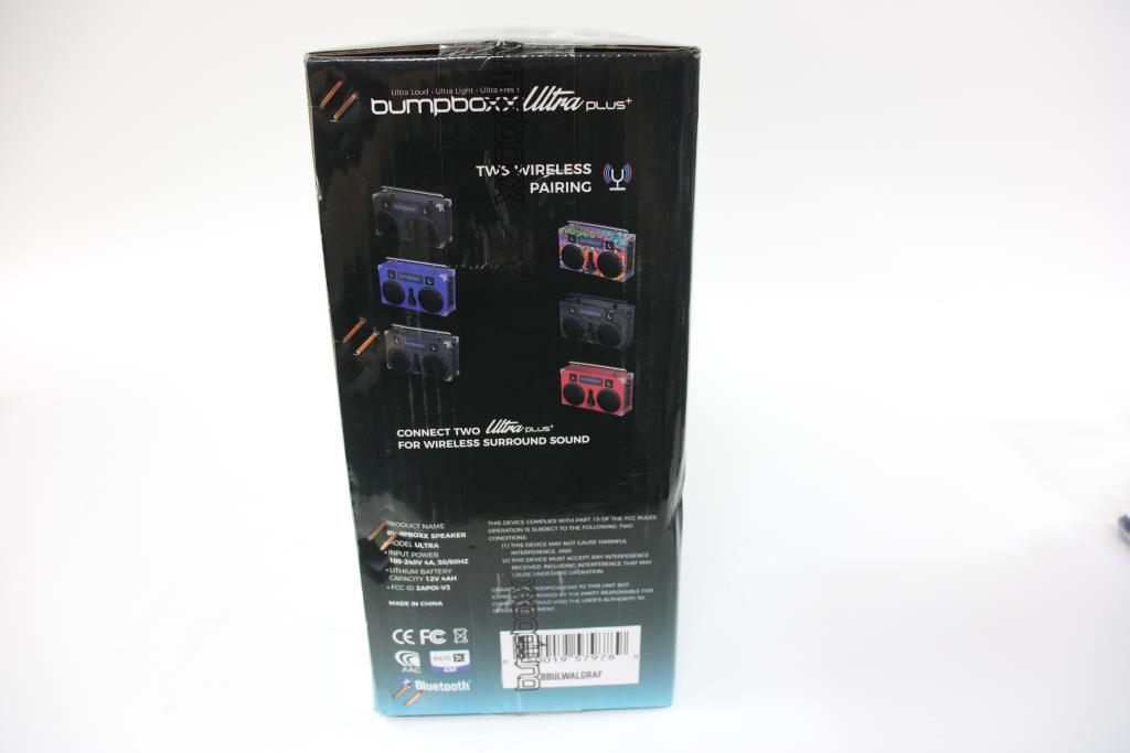 Bumpboxx Ultra Plus+ Bluetooth Speaker Boombox, Wireless Microphone ...