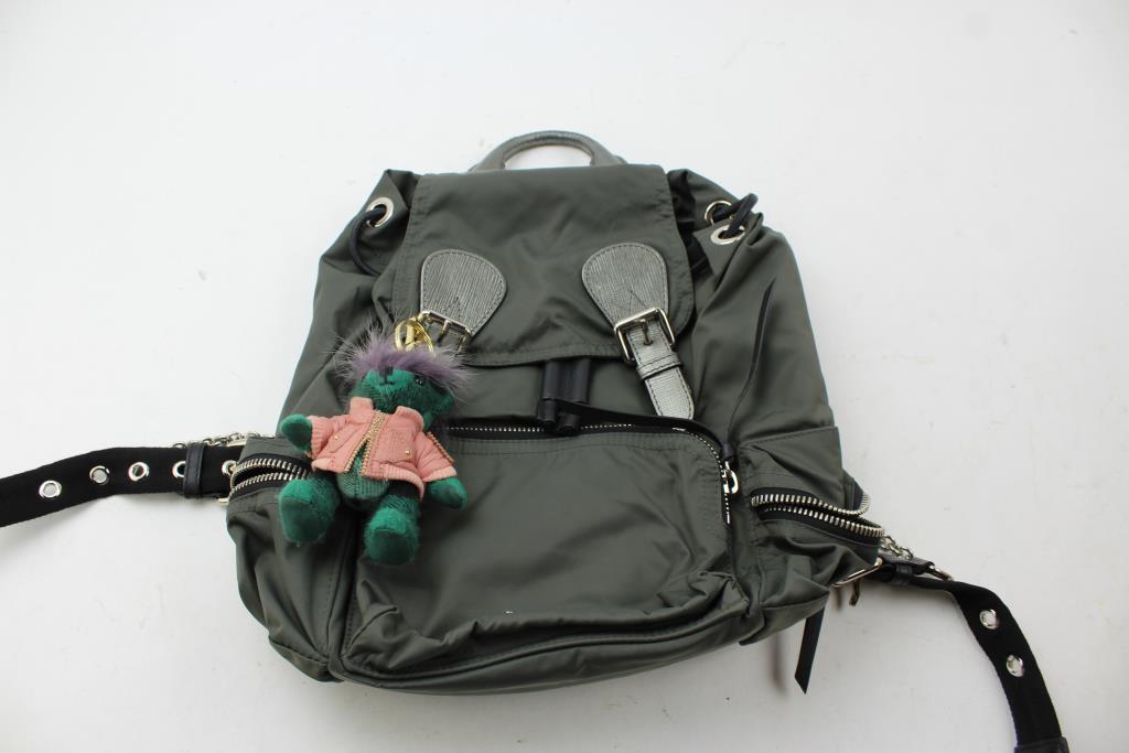 Burberry Backpack W/bear Chain | Property Room