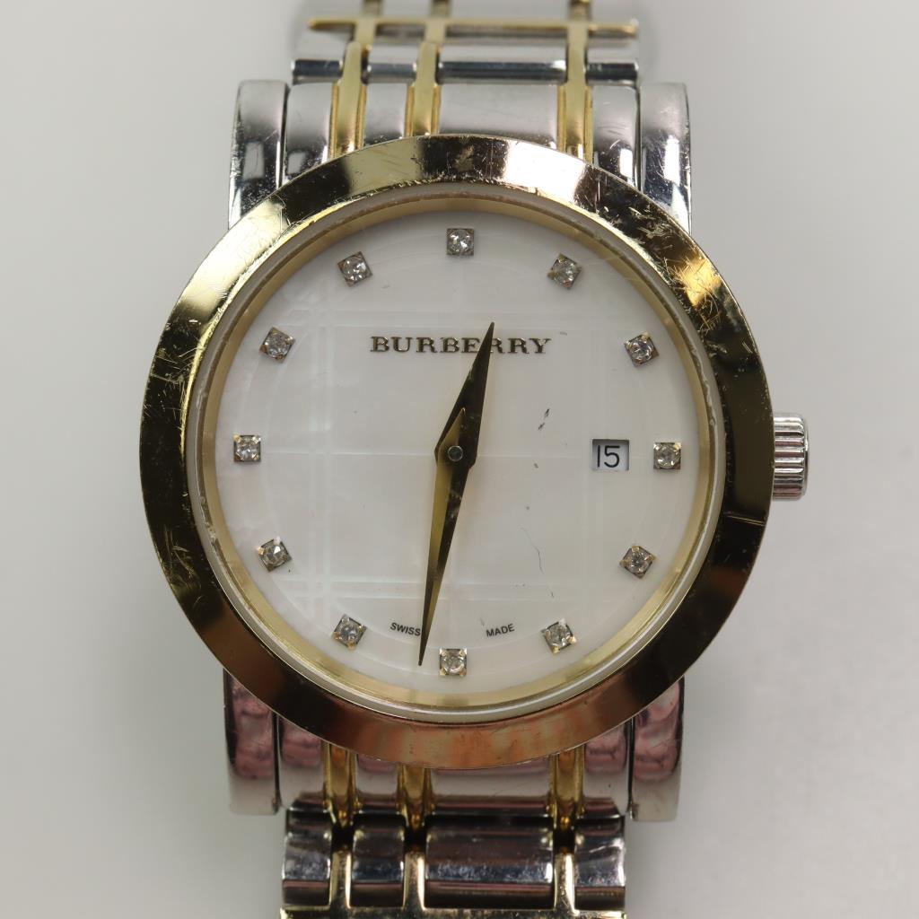 Burberry Heritage Diamond Mother Of Pearl Watch | Property Room