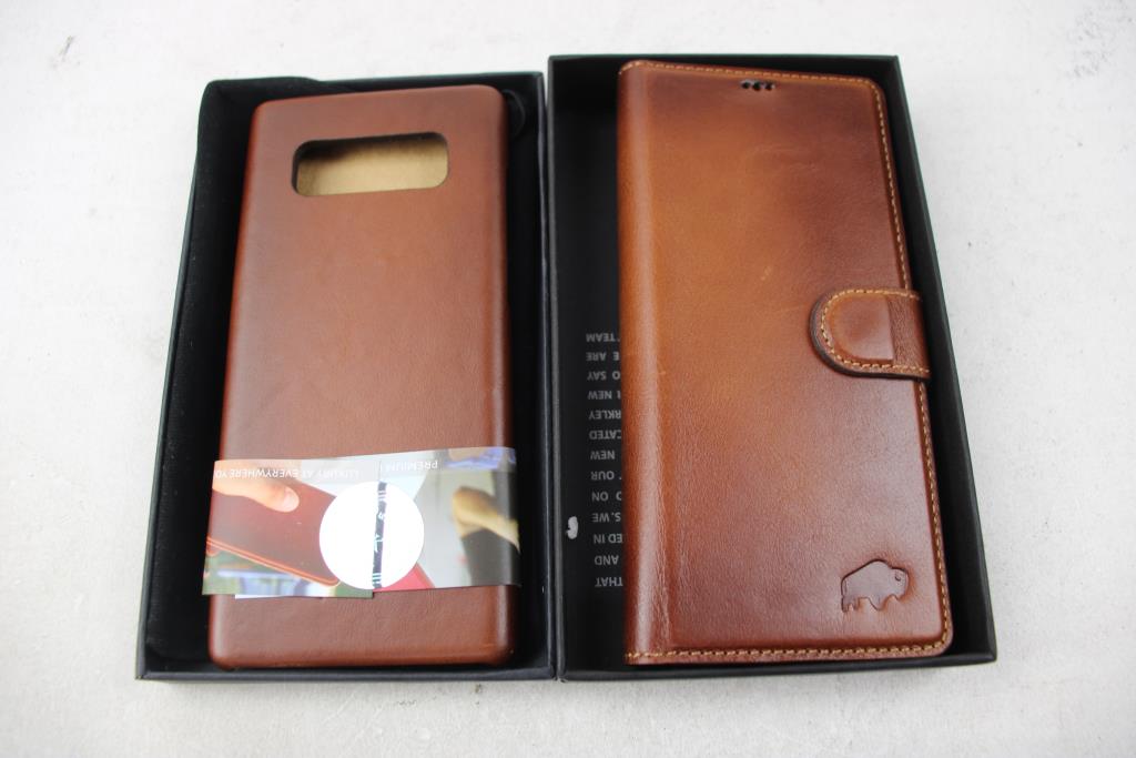 Burkley Strong Leather, Wallet, Cases For Phone, 3 Pieces | Property Room