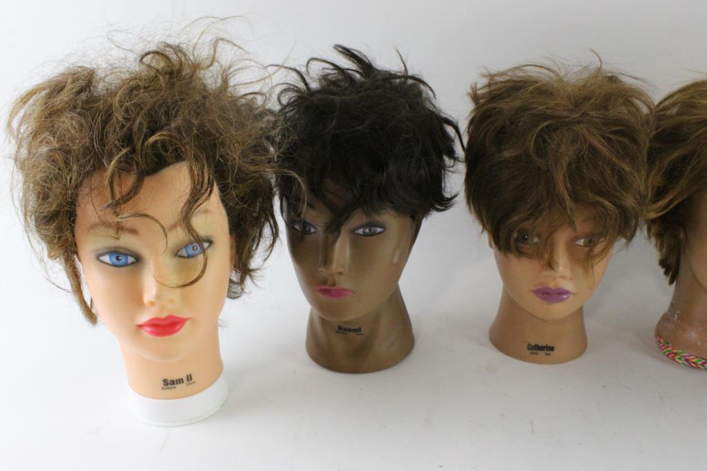 Burmax Mannequin Heads, 7 Pieces | Property Room
