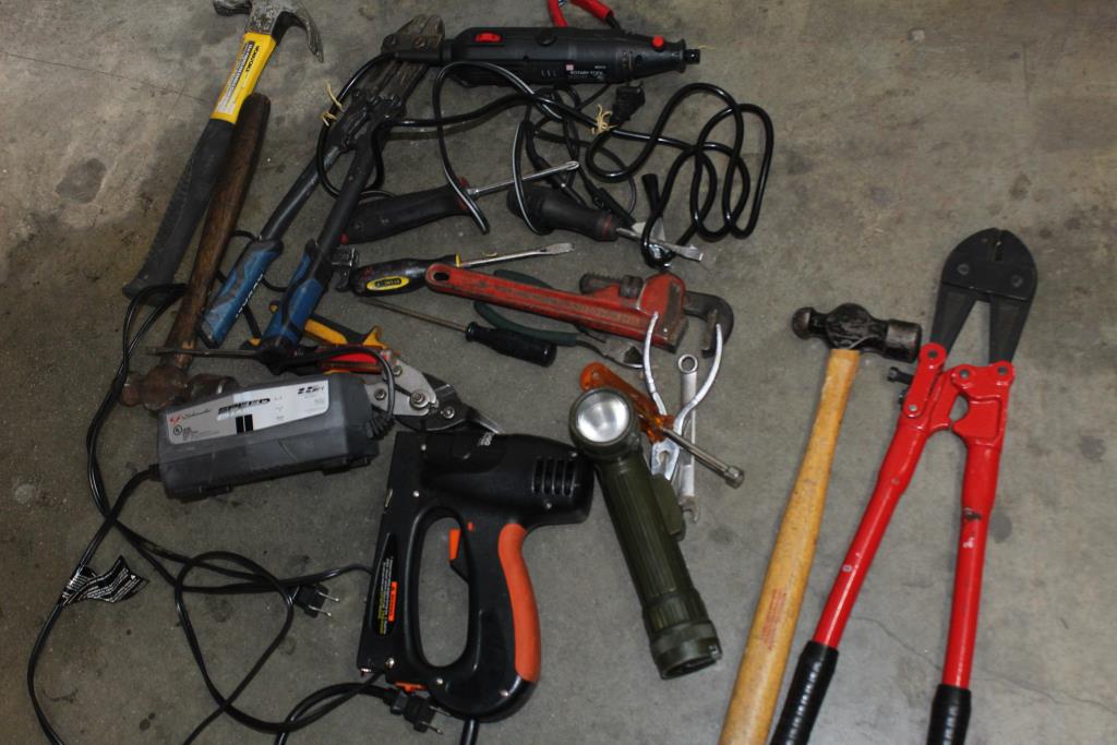 Cable Cutters, Hammer, Screwdrivers Etc 10 Plus Pieces | Property Room