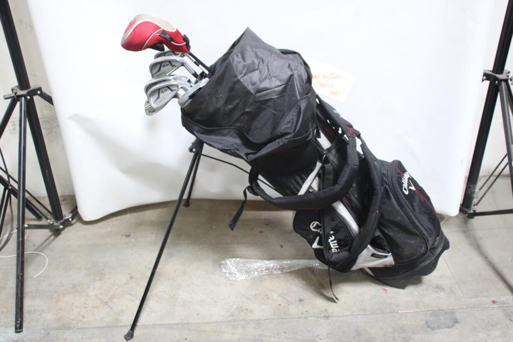 Callaway Bag With Clubs, 10+ Pieces | Property Room