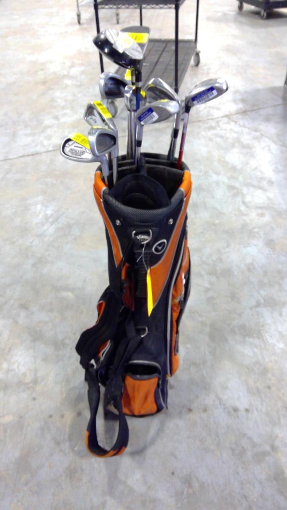 Callaway Bag With Clubs, 10+ Pieces | Property Room
