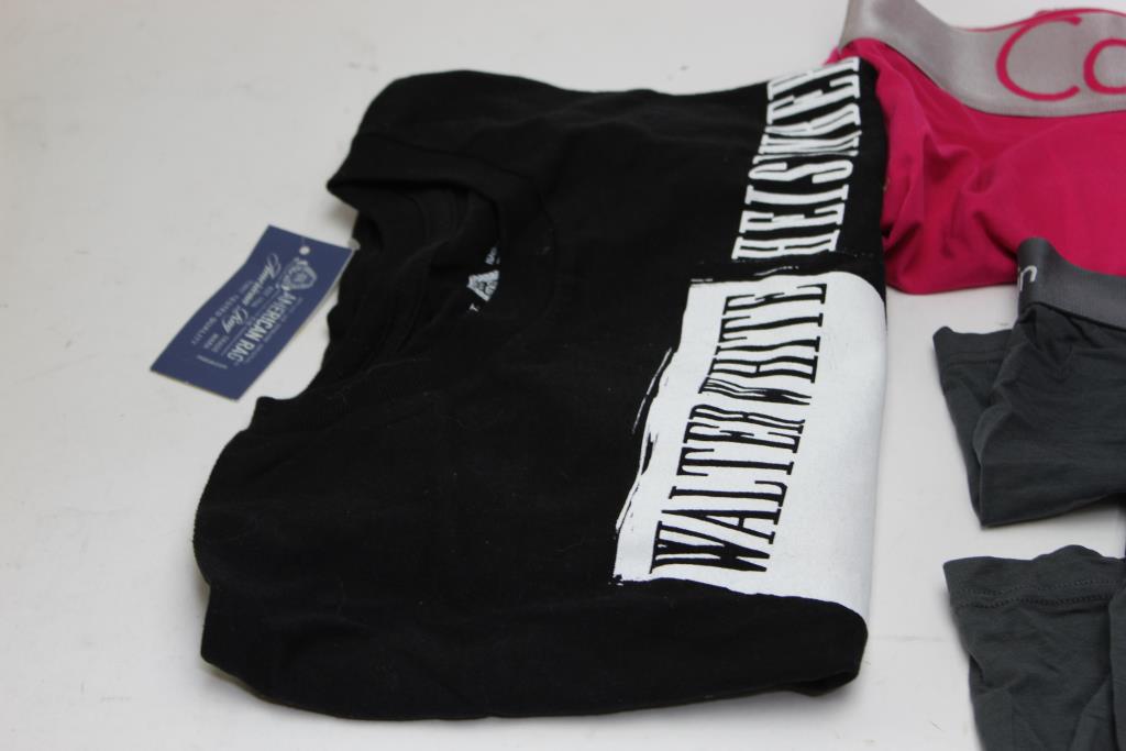 Calvin Klein Boxer Briefs, Trade Mark Walter White Shirt: 4 Items ...